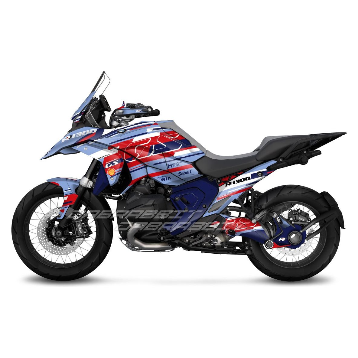 BMW R1300GS Full Graphic Kit – Exclusive Racing Parts